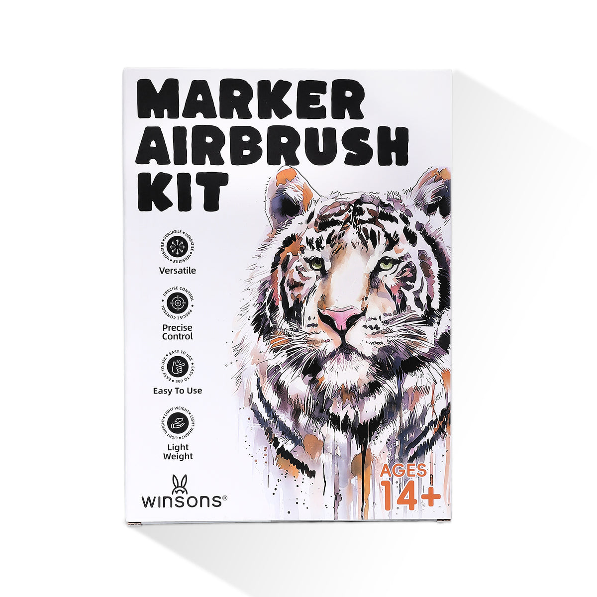 WINSONS Cordless Airbrush Marker Kit | One-Step Spray Painting with ...
